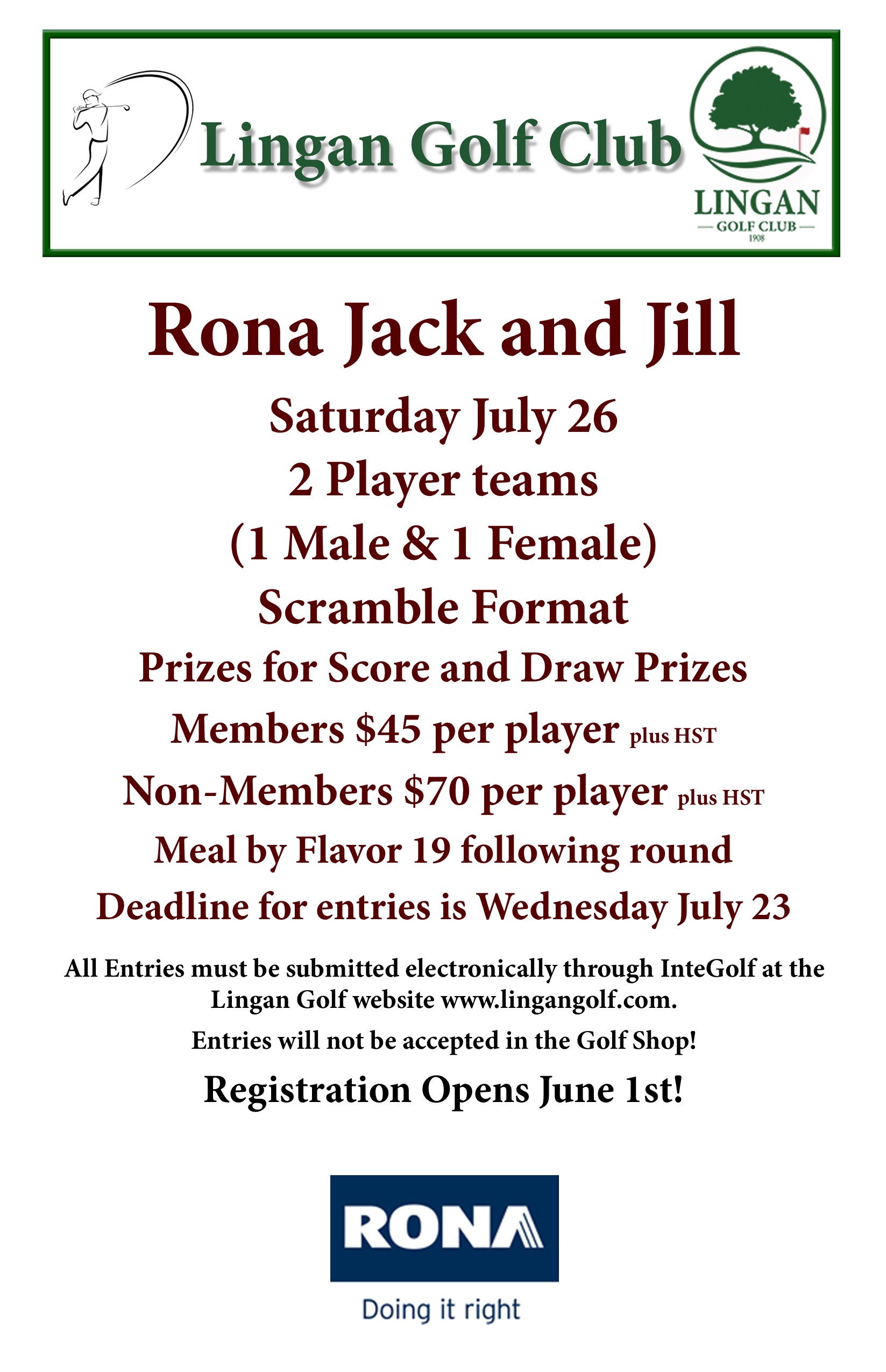 Rona Jack and Jill - Lingan Golf